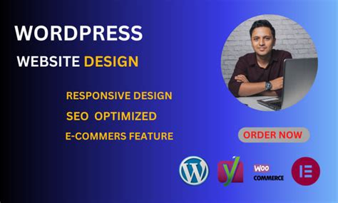 Develop Design And Customize Responsive Wordpress Website By Sanialeone