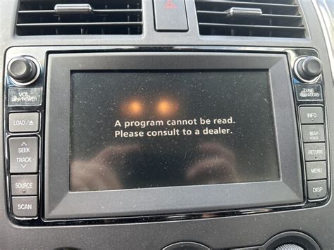 Radio Display “a Program Cannot Be Read Please Consult To A