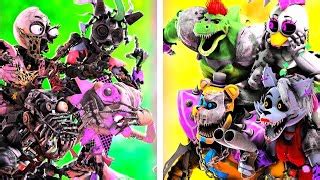 SFM FNaF Security Breach Hidden Mascots Vs Skibidi To Doovi