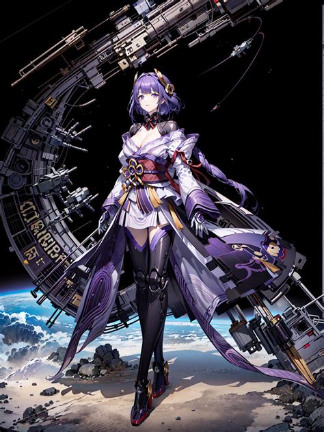 Raiden Shogun Genshin Impact Drawn By Iaminvisible Danbooru