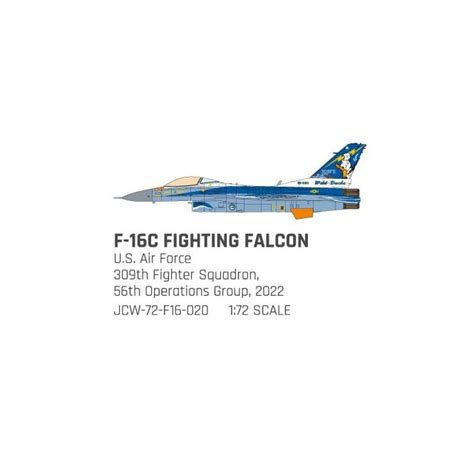 Jc Wings 172 F 16c Fighting Falcon Usaf 309th Fs 56th Operations Group