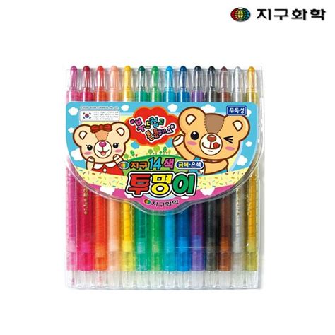 투명이색연필 14색 샤프식색연필 지구화학색연필 홈플러스 택배배송