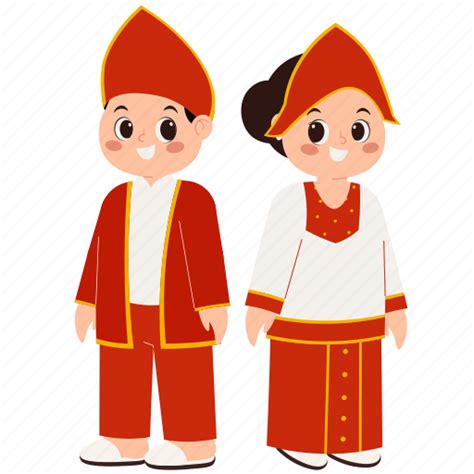 Maluku Traditional Clothing Illustration Fashion Culture