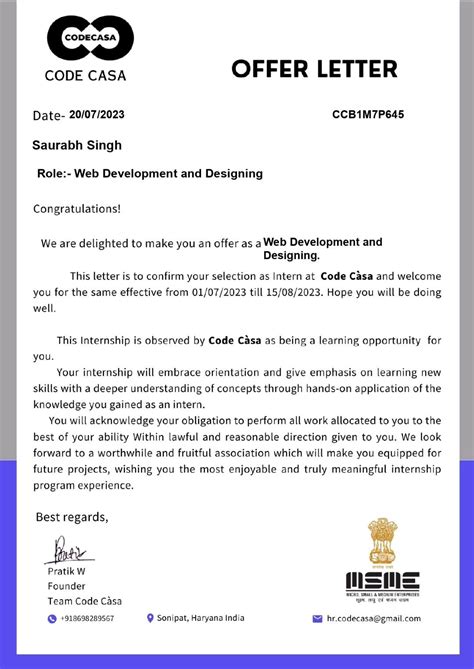 Saurabh Singh On Linkedin Codecasa Web Offer