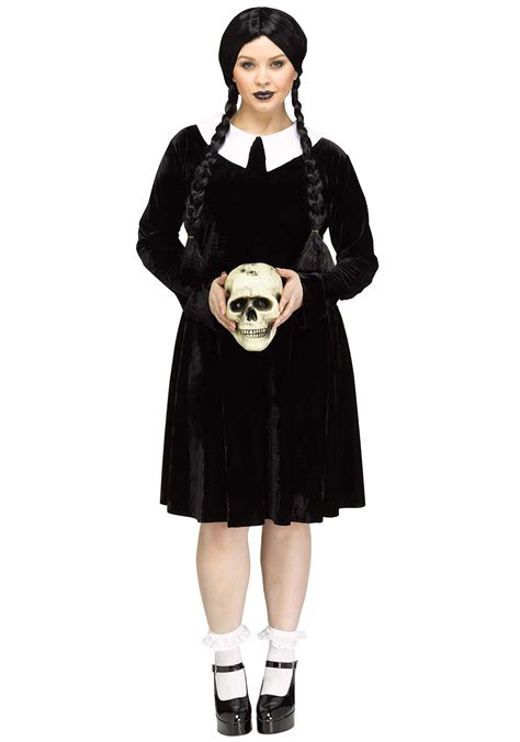 Plus Size Wednesday Addams Costume Ubicaciondepersonascdmxgobmx