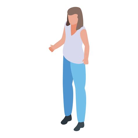 Meeting People Icon Isometric Style Vector Art At Vecteezy