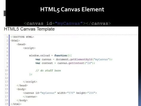 ppt html5 canvas element powerpoint presentation free download id 4640492