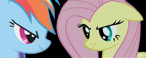 Fluttershy Vs Rainbow Dash By Exaltedtemplar On Deviantart