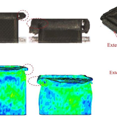 The Load Response Curve Of The Numerical Simulation And Experiment
