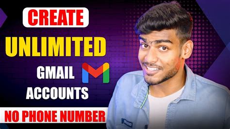 How To Create Unlimited Gmail Accounts Without Number Verification Get Unlimited Gmail