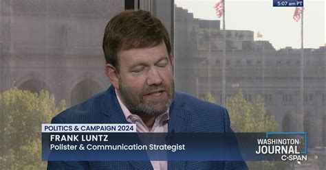 Frank Luntz Reflects On Personal Illness And Calls For Civility In