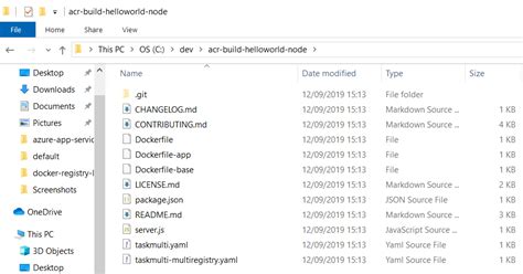 azure and co build locally a docker image and deploy it to an azure web
