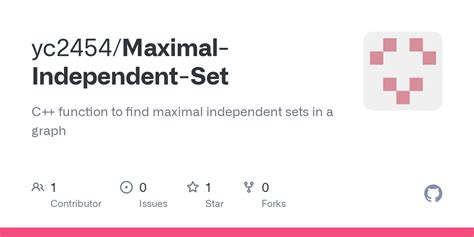 Github Yc2454maximal Independent Set C Function To Find Maximal