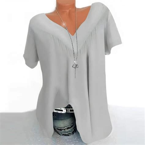 Summer Savings Clearance 2025 Qucoqpe Plus Size Blouse For Women