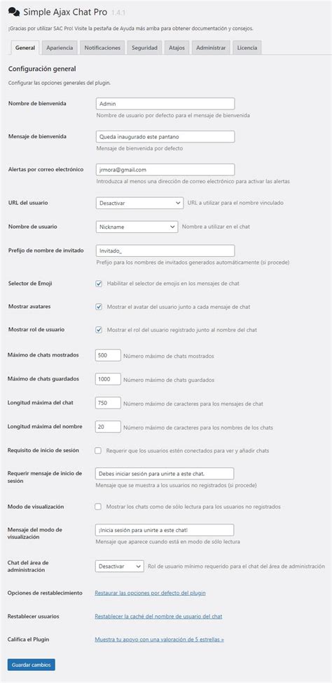Simple Ajax Chat Pro Un Chat Ligero Y Completo Para Tu Blog JRMora