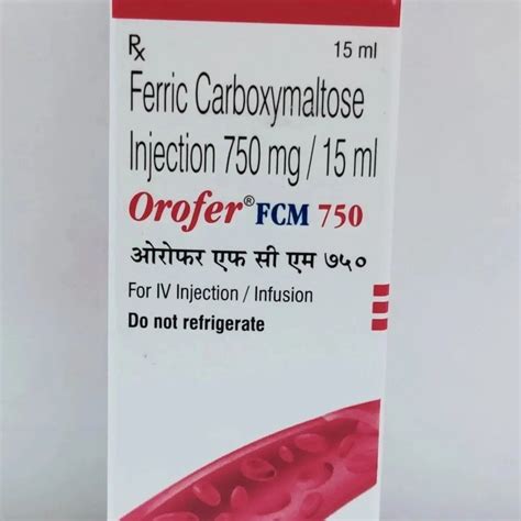 750mg Orofer Fcm Injection At ₹ 4800 Vial Ferinject Injection In Nagpur Id 2856280745373