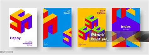 Tata Letak Brosur Kreatif Desain Banner Terisolasi Template Poster