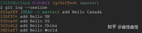 Git系列Git历史版本查看 log 和前进后退 reset 知乎
