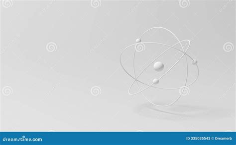 Atomic Structure Consisting Of Protons Neutrons And Electrons