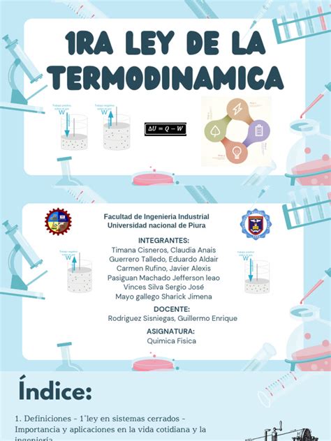 1ra Ley Termodinamicaa Pdf Temperatura Termodinámica
