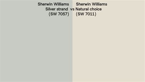 Sherwin Williams Silver Strand Vs Natural Choice Side By Side Comparison