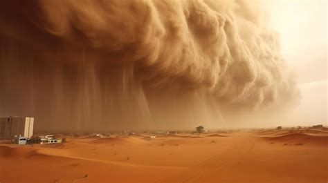 Premium Photo Sandstorm With Dusty
