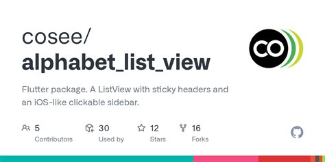 Github Cosee Alphabet List View Flutter Package A Listview With