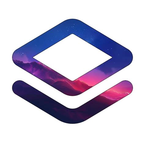 Image Icon Layers Galaxy Gradient Colors Premium Ai Generated Image