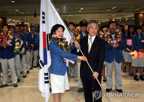 아시안게임 한국 선수단 본진 귀국 연합뉴스