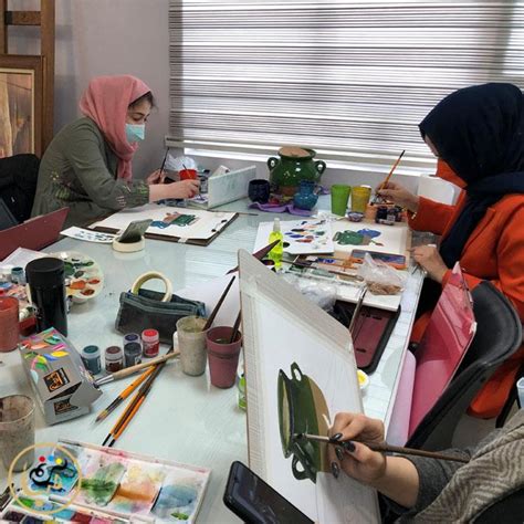 آموزش نقاشی با گواش ساده تا حرفه ای آموزشگاه ترنم صبا