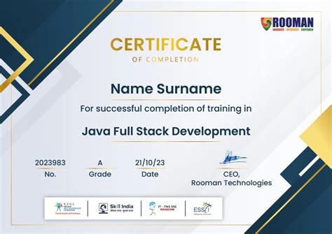 java full stack development rooman technologies