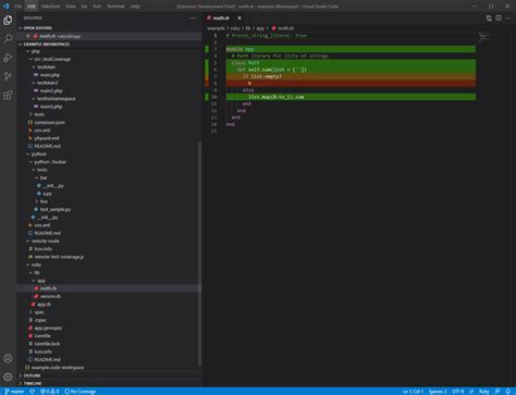 Covered Lines Green Color Is Not Visible In Dark Mode · Issue 339