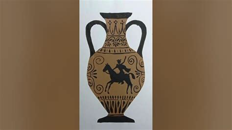 Грецька ваза Майстер клас Силуетна композиція у стилі грецького вазопису © Youtube