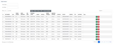 Daterange Filter Not Working In Another Page Just One Page Is Working