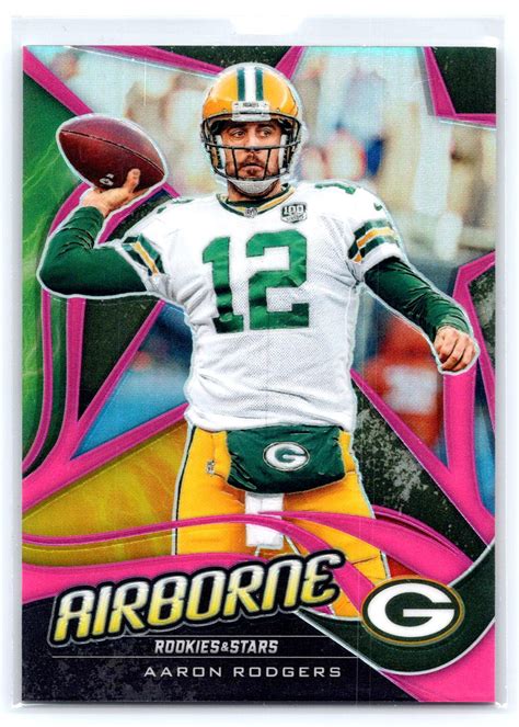 Aaron Rodgers 2019 Panini Rookies And Stars Air Ar 3450 Airborne Pink