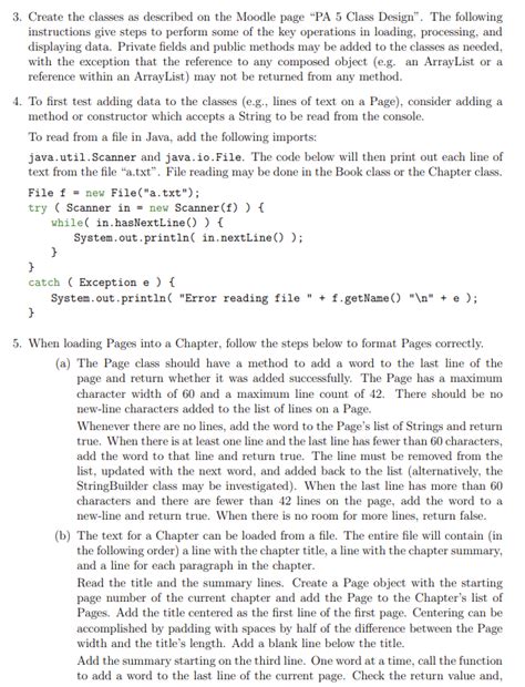 Solved Class List Book Stores An Arraylist Of Chapter