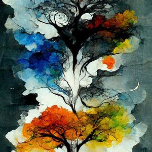 Tree Ink Drawing Digital Art By Sabantha Fine Art America