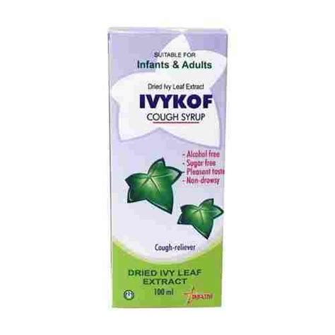Dried Ivy Leaf Extract Ivykof Single Ingredient Cough Syrup Age Group
