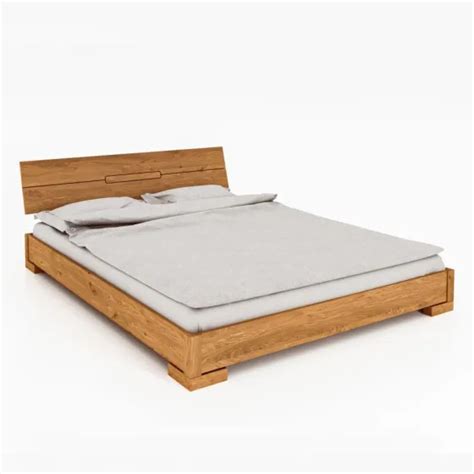 Lit en chêne bois massif pour la chambre adulte