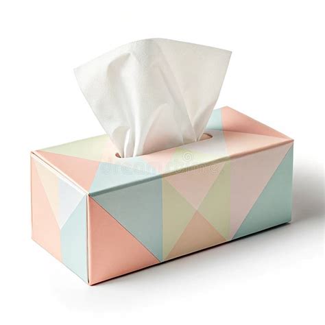 Box Of Tissues For Classroom On White Background Stock Illustration Illustration Of Supply