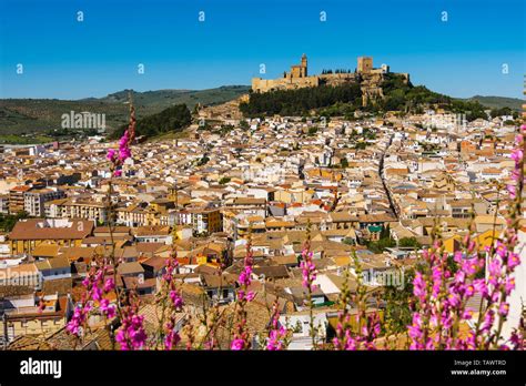 Panoramic View Typical Andalusian Village Of Alcala La Real Jaen