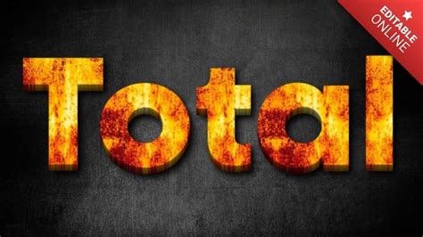 Total Text Effect Generator