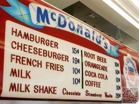 Old Mcdonalds Menu Were They Still Serving Real Food Then Photo