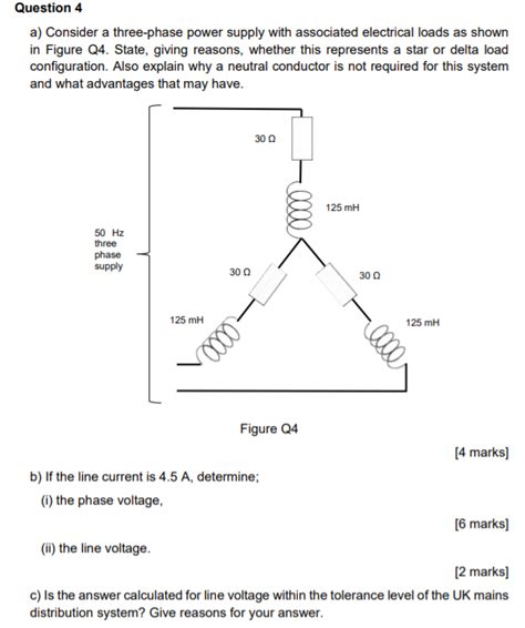 Solved Question A Consider A Three Phase Power Supply Chegg