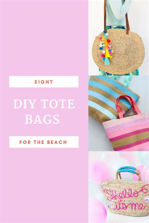 DIY Tote Bags To Take To The Beach Happiness Is Creating Diy Tote Bag Bags Tote Bag