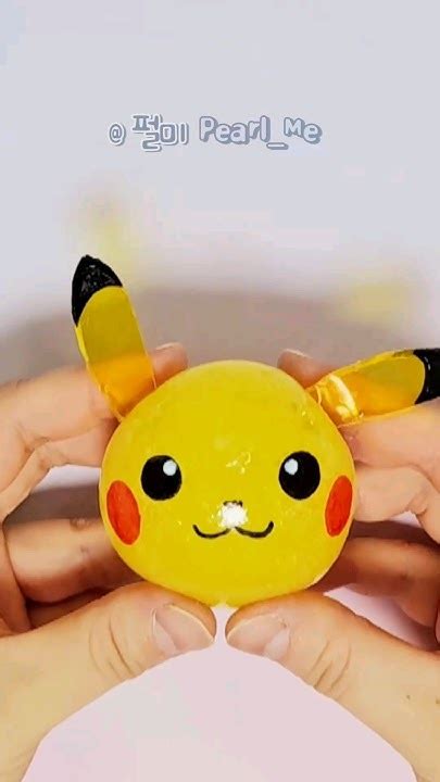 피카츄 말랑이 만들기 💛 Diy Pikachu Squishy With Nano Tape 실리콘테이프 포켓몬 Pokemon