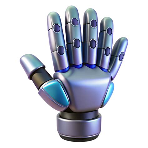 Nostalgic Alluring Hyper Specific Isolated Cutout Of A Futuristic Robotic Hand Concept Art