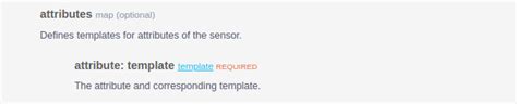 create a modern sensor template with attributes not in templates