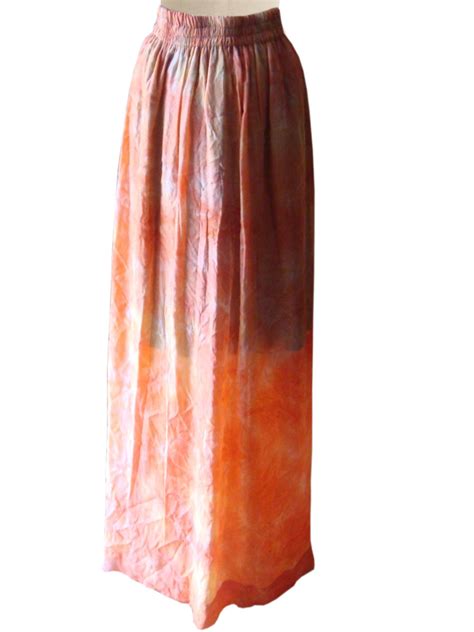 Cool Crinkle Tie Dry Skirts For Summer Handmade Custom Fit