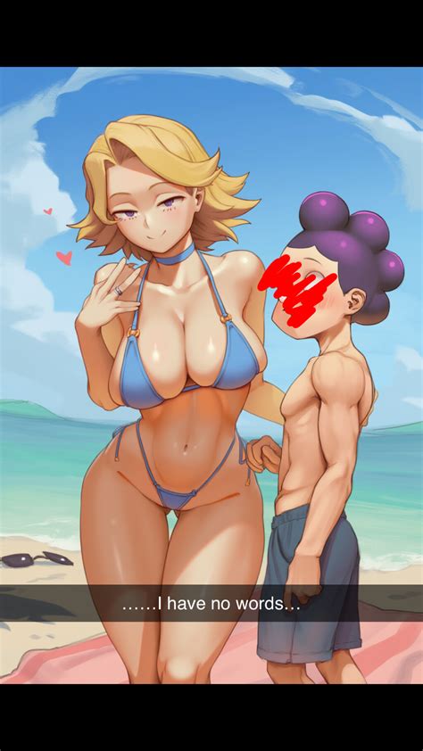 Rule 34 Ai Generated Beach Bikini Boku No Hero Academia Choker Gender Symbol Genderswap Mtf